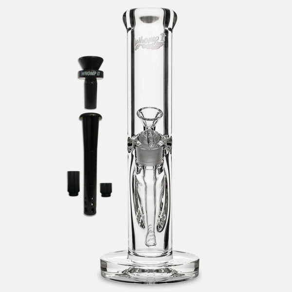 Thick Glass Straight Tube Bongs – Whomp It